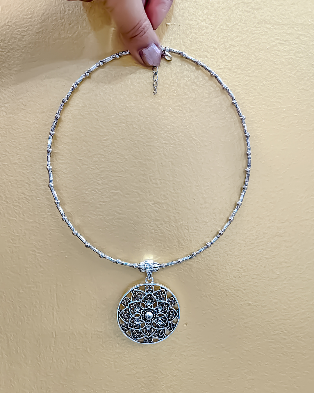 Oxidised Hasli Choker Necklace – Griva Fashion